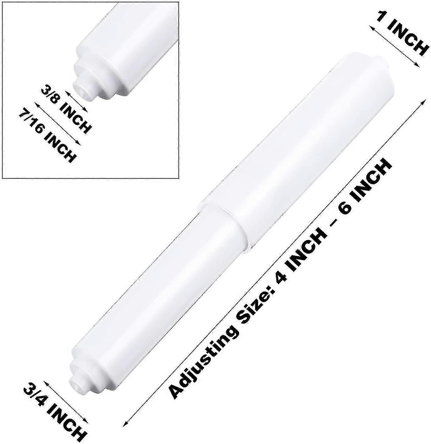 4 Pieces Toilet Paper Holder Roller Replacement Plastic Spring Loaded ...