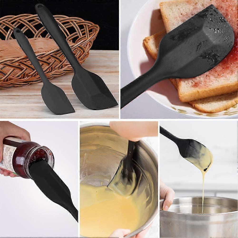 Set of 4 Silicone Spatulas, Silicone Kitchen Utensils with Metal Core ...