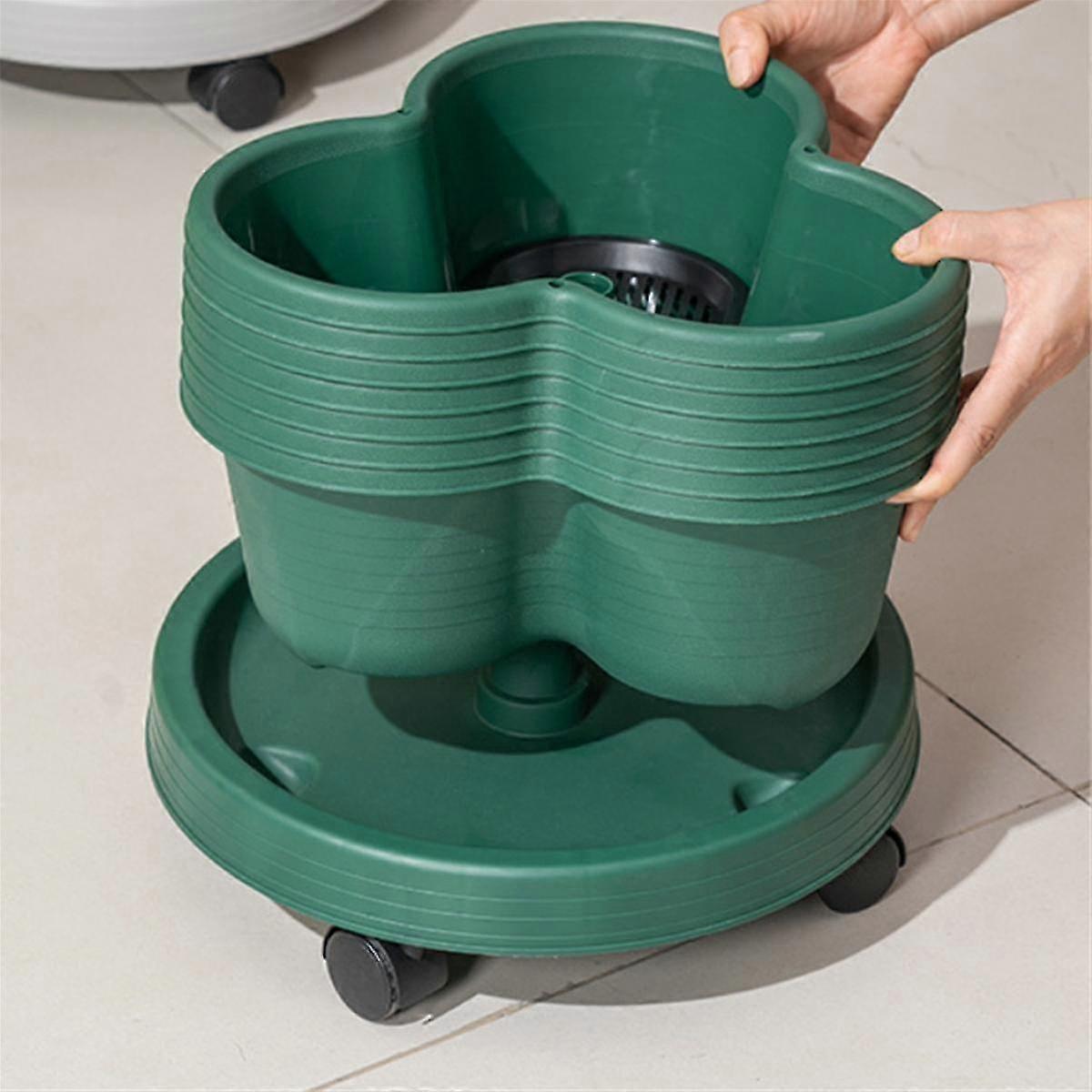 Vertical Gardening Stackable Flower Pots, for Strawberries, Flowers ...