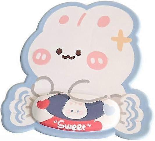 Cute Laptop Mouse Pad with Gel Wrist Support Non-Slip Kawaii Desk ...