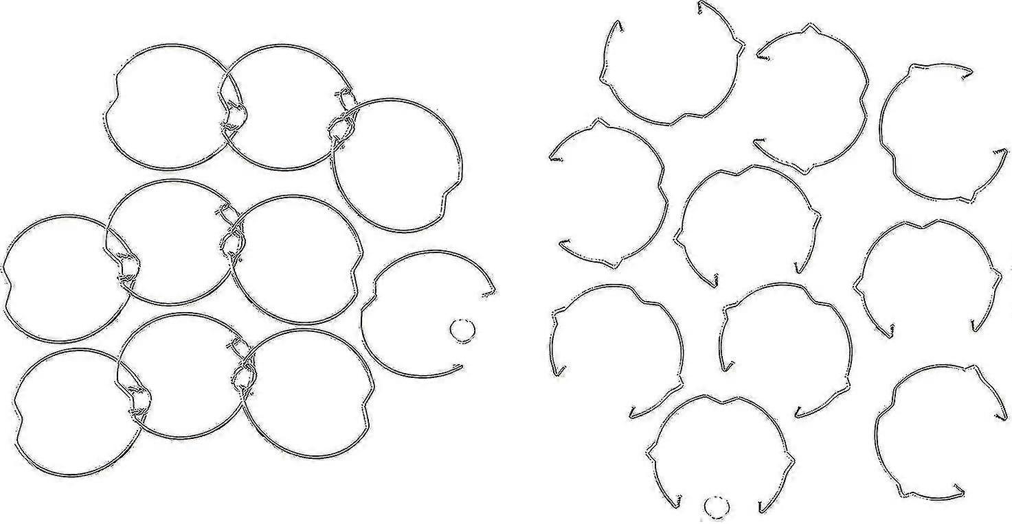 Pack Of 30 Gu10 Mr16 Retaining Spring Rings Clips 50mm Diameter ...