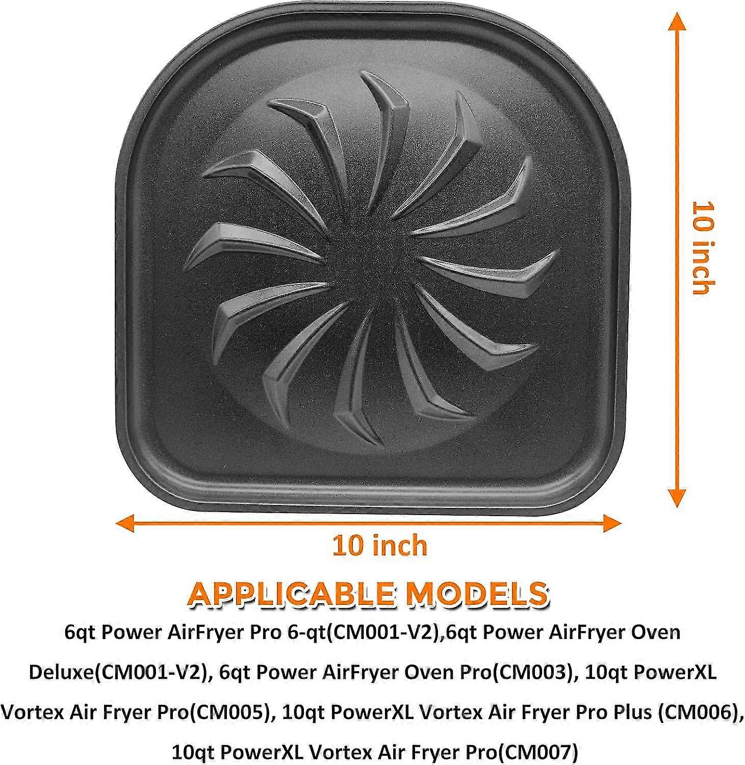 Drip Tray For Powerxl Air Fryer, 2 Pcs Upgraded Nonstick Oil Drip Pan ...