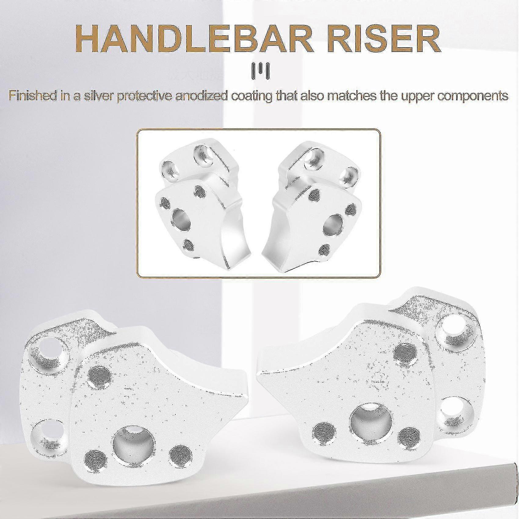 25mm Handlebar Riser For Fjr1300 Fjr 1300 2001-2005 Silver Handle Bar ...