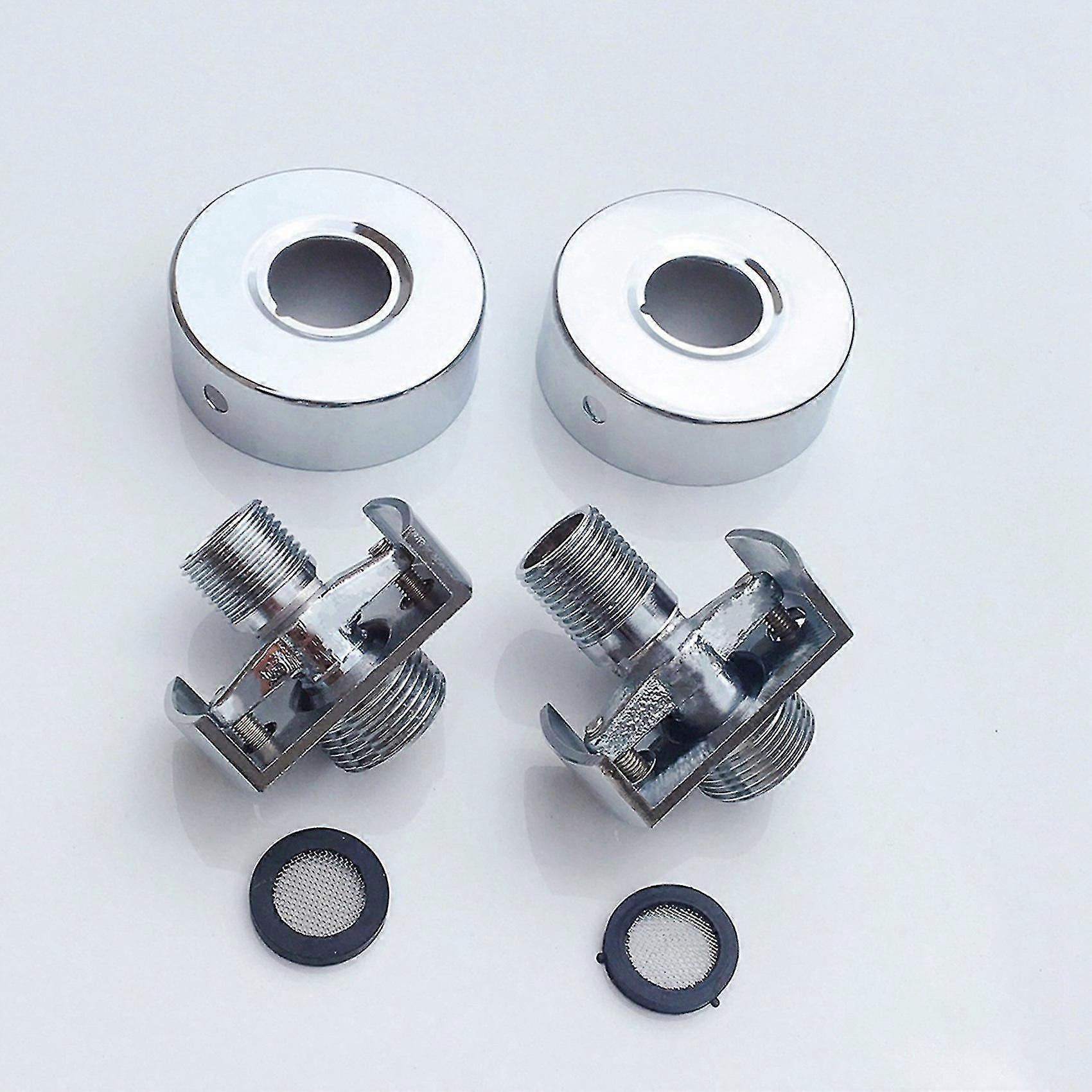 2x Adjusting The Angle Of Intake Pipe Copper Shower Head Angled Curved ...