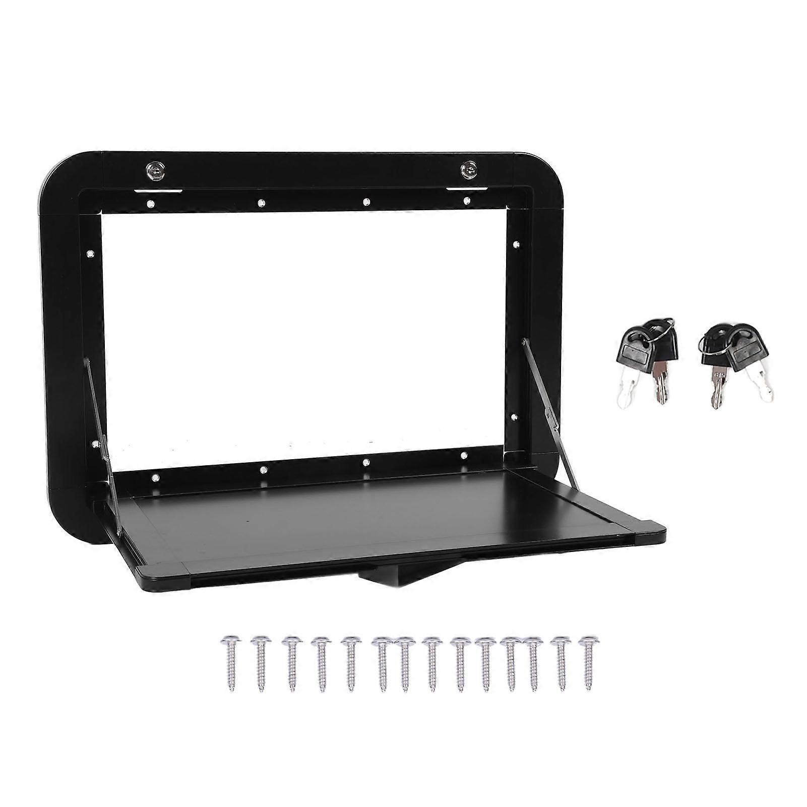 Rv Folding External Table 600 X 420mm Lockable Wall Mounted Outside Rv ...