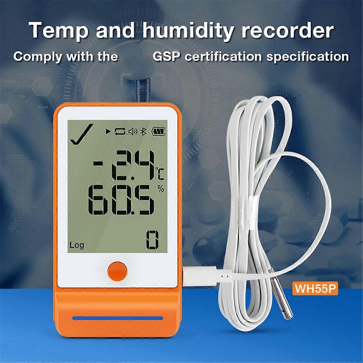 Temperature Humidity Monitor Thermometer Digital Data Logger Recorder ...