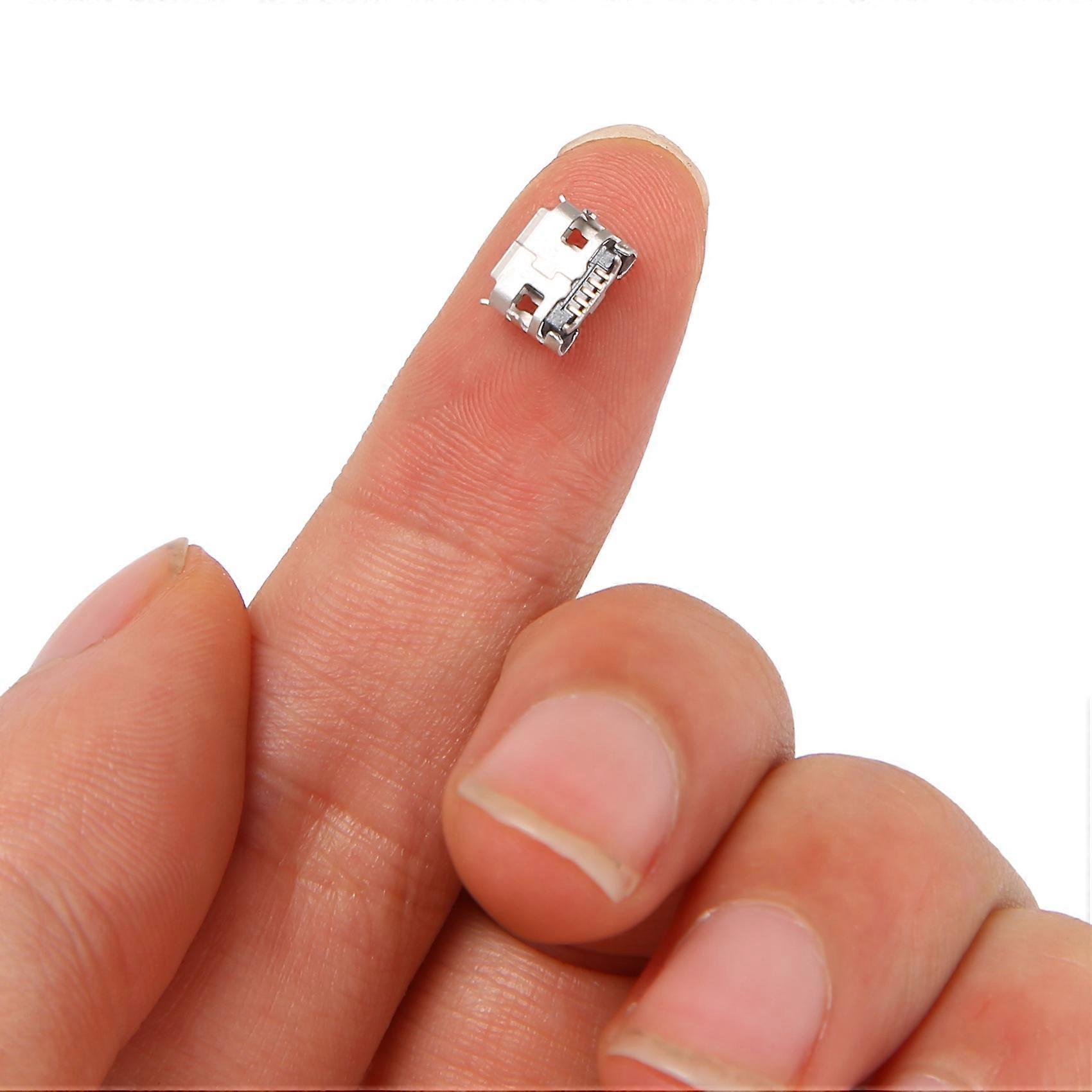 10 Pcs Type B Micro-USB Female 5 Pin Jack Port Socket Connector Repair ...