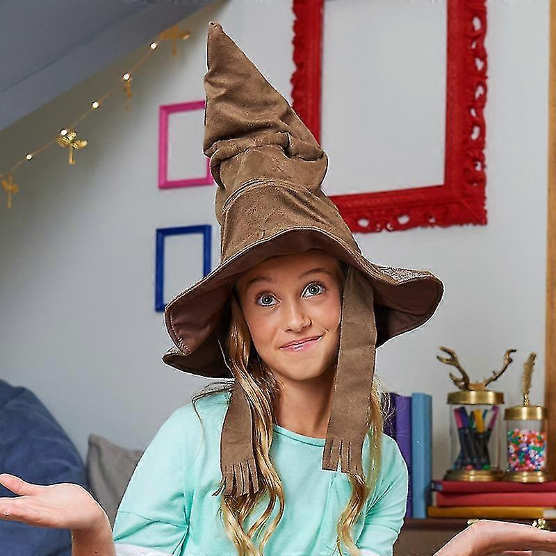 Cosplay Halloween - Wizard Hat Talking Sorting Hat - Wizarding World | Fruugo UK