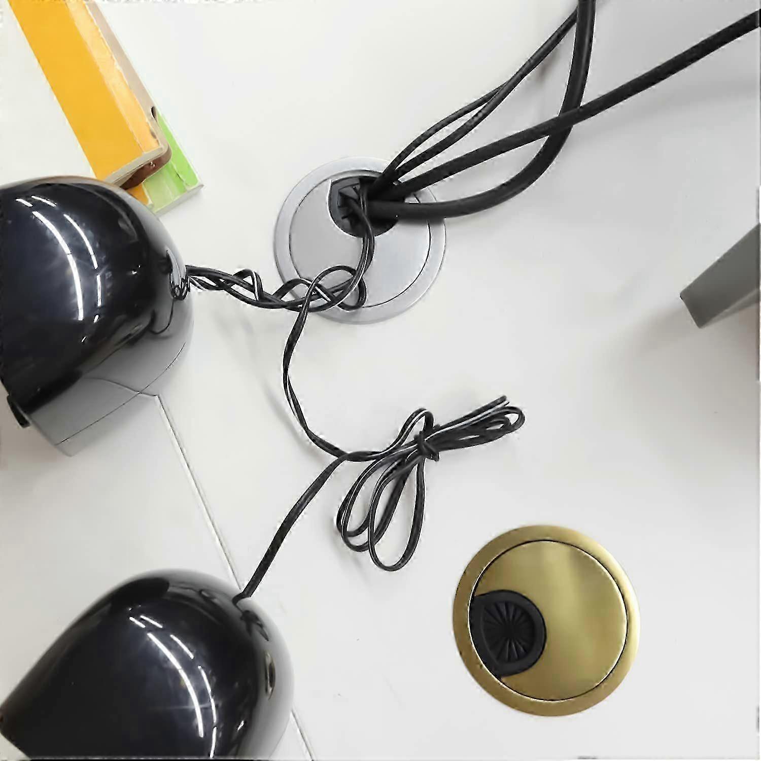 60 mm Noble Cable Pass-through | Cable Hole Cover for Desks and ...