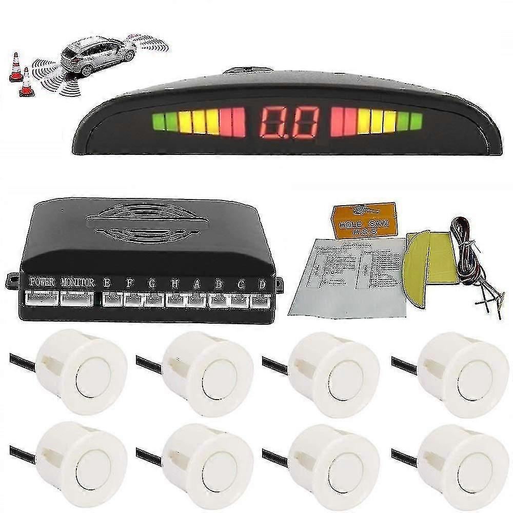 Parking Sensors - Car Reversing Radar System 8 Reversing Sensor Kit ...