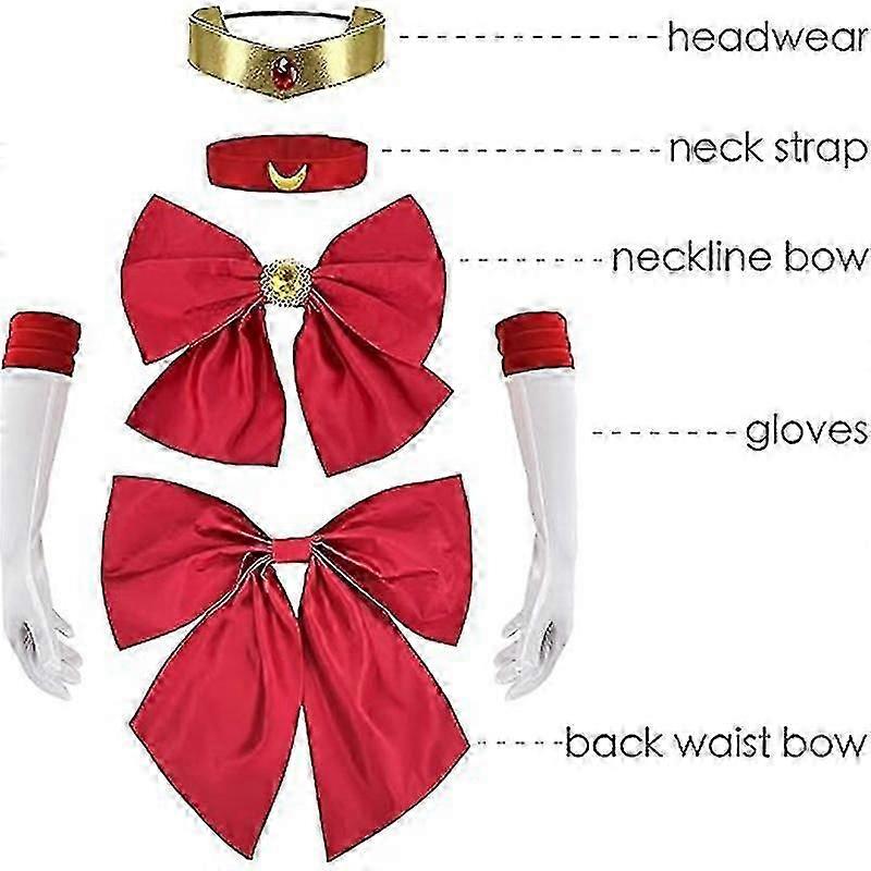 Anime Outfits Moon Cosplay Costume For Women Girls | Fruugo UK