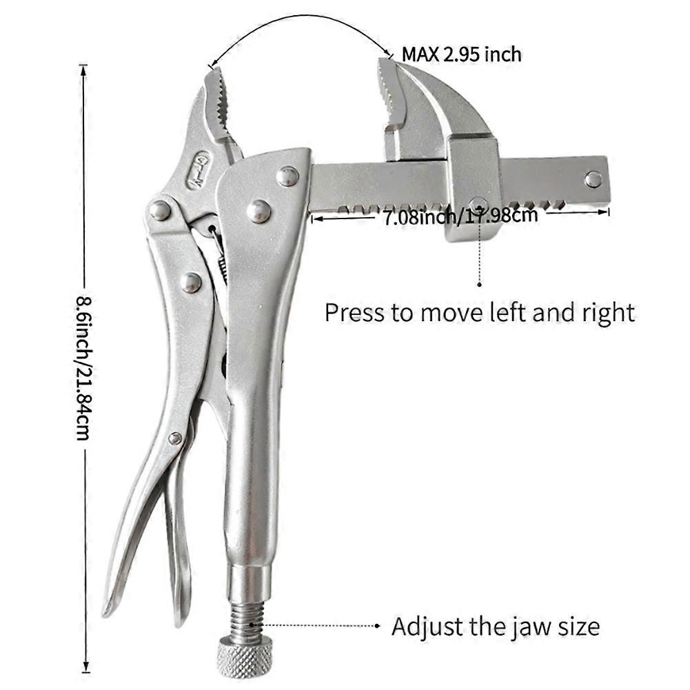 8.6-Inch Woodworking Clamp Tough Built Powerful Locking Pliers Quick ...