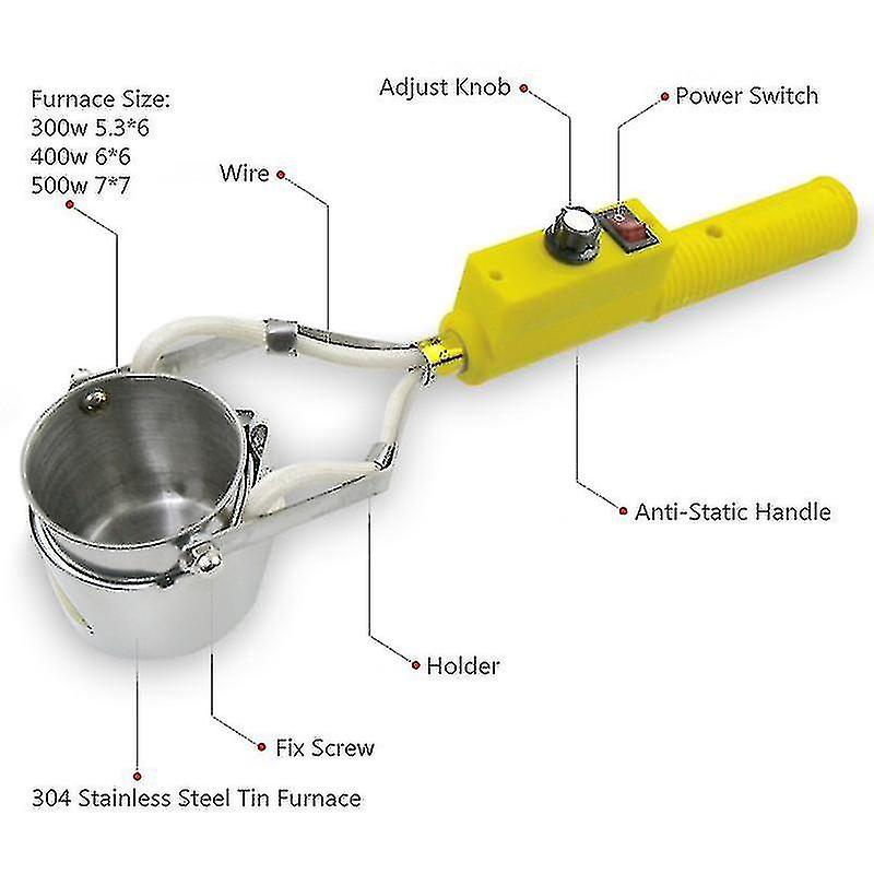 300w 400w 500w Electric Adjustable Melting Furnace Plate Casting Heads ...