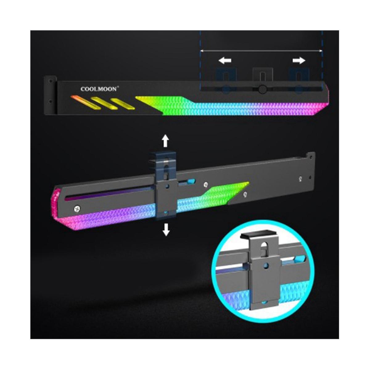 Gt8 Vertical Gpu Support Bracket Colorful 5v A-rgb Bracket Computer ...