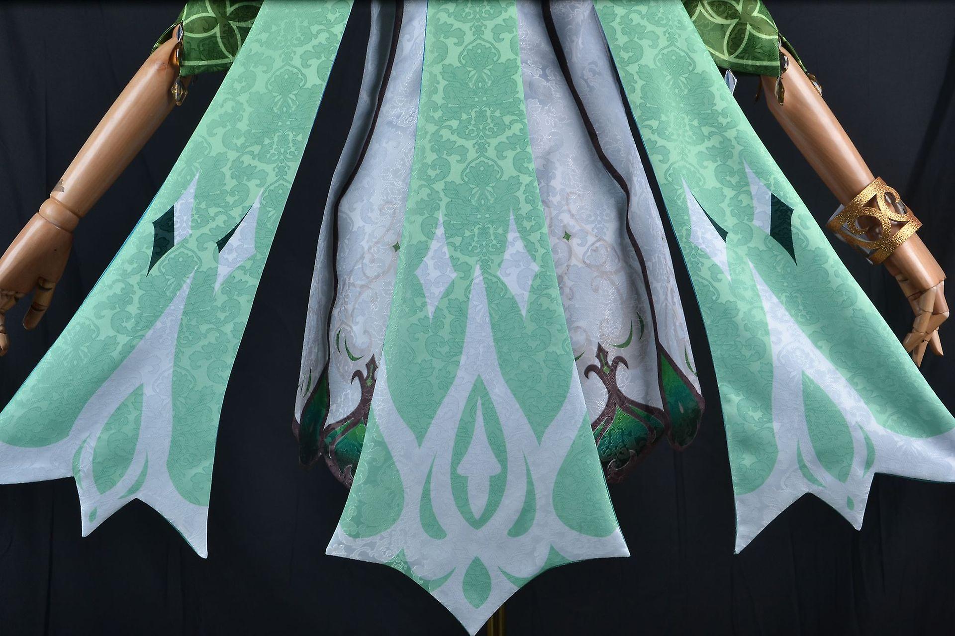 Genshin Impact Nahida Cosplay Costume Womens Anime Uniform Dress Suit ...