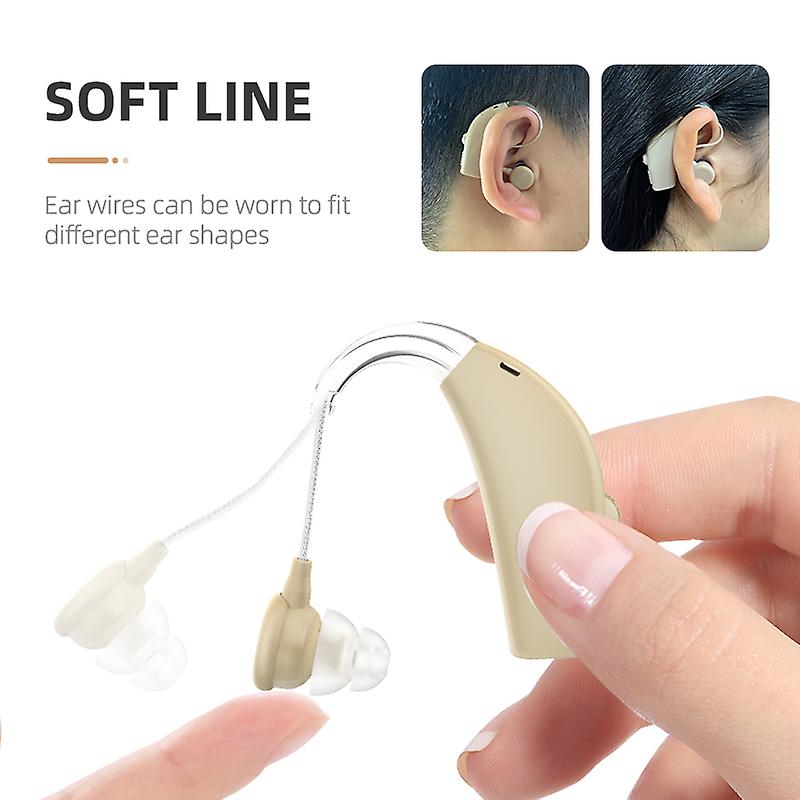 Rechargeable Sound Amplifier Severe Hearing Aid For Deaf People ...