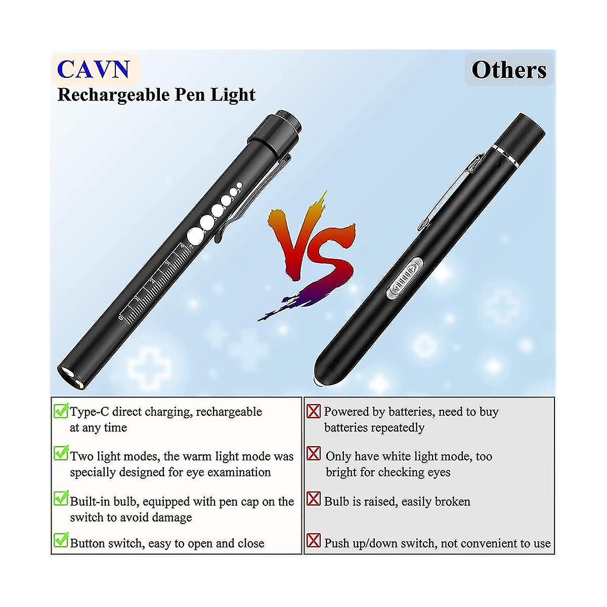 Rechargeable Pen Light with Pupil Gauge Led Penlights,usb Rechargeable ...
