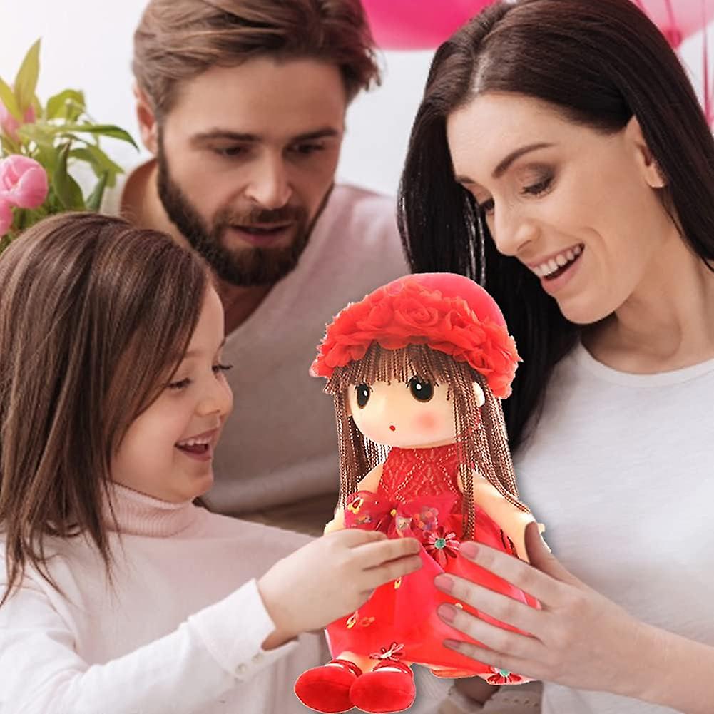 Mjuka trasdockor, trasdockor, babydockor, dockor med hår, 45 cm, vackra ...