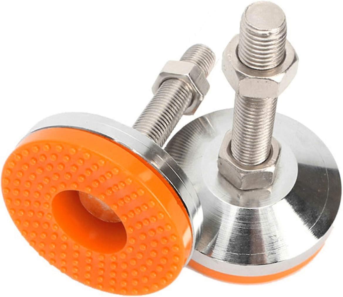 2pcs Threaded M10 Heavy Duty Furniture Leveling Feet Adjustable Steel ...