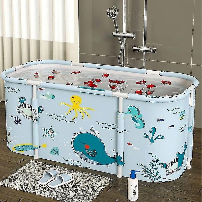 115cm portable folding bathtub large bathtub insulated bathtub adult ...