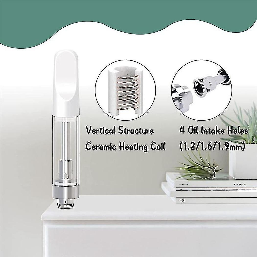 10 Pcs Empty Storage Cartridges For 1.0ml Glass Ceramics Easy To Fill ...