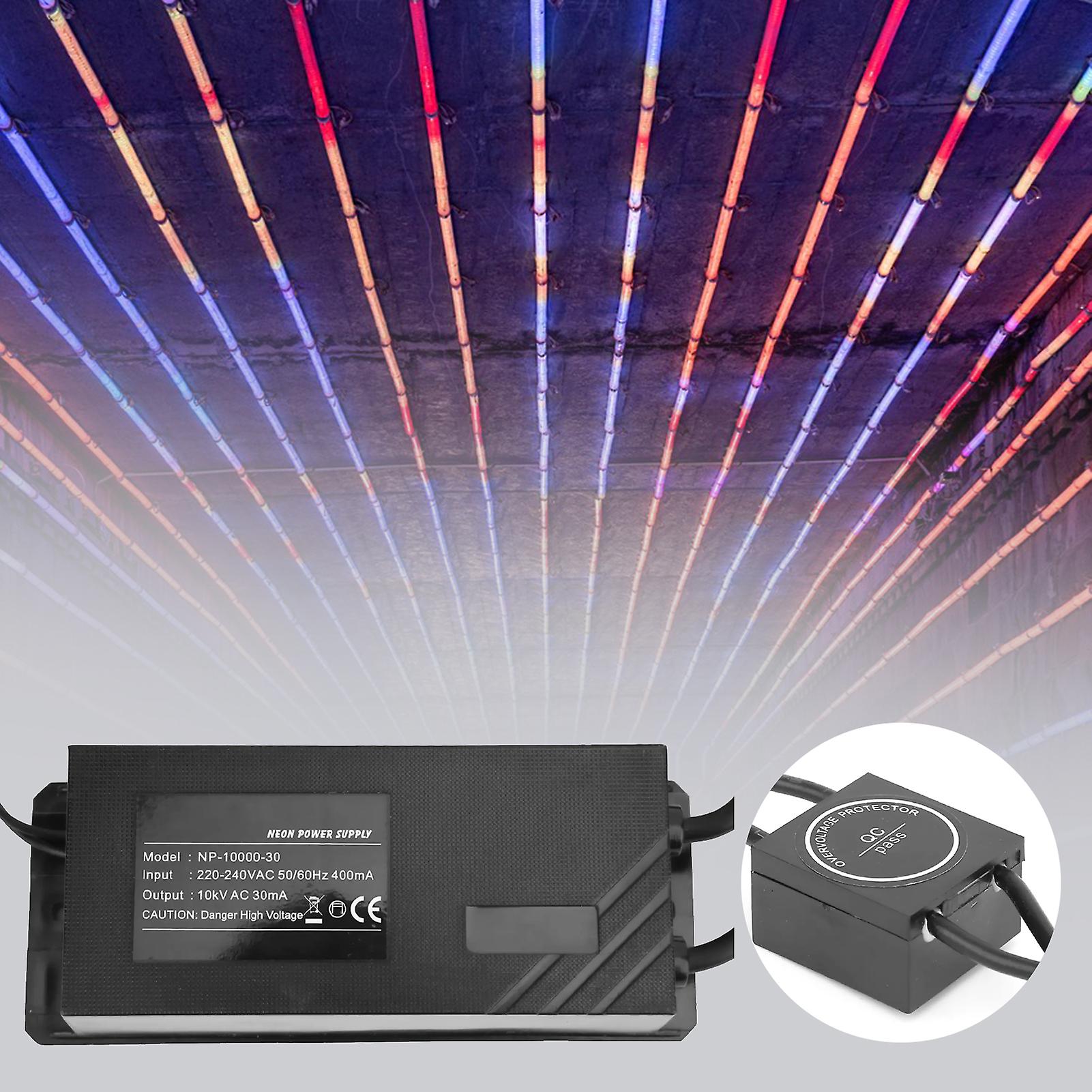 Electronic Transformer with Neons Light 10KV Low Electromagnetic ...