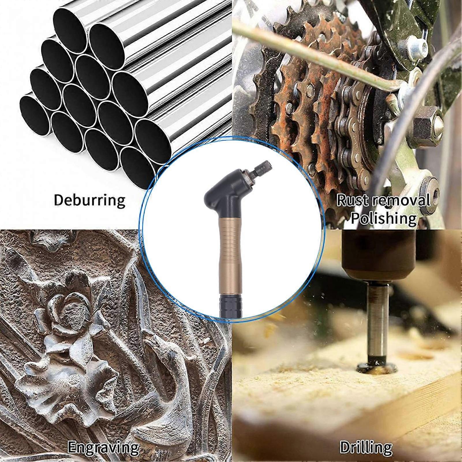 Air Micro Die Grinder Kit Rotary Switch 23500rpm Elbow Pneumatic ...