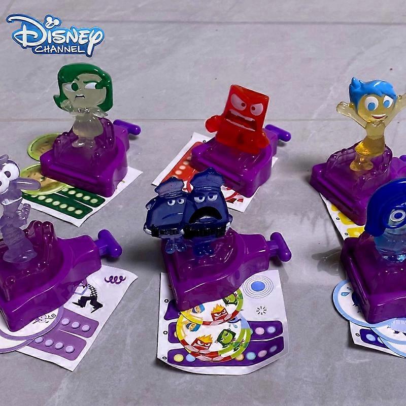 Hot Toys Original Disney Inside Out 2 Sadness Joy Anger Fear PVC Model ...