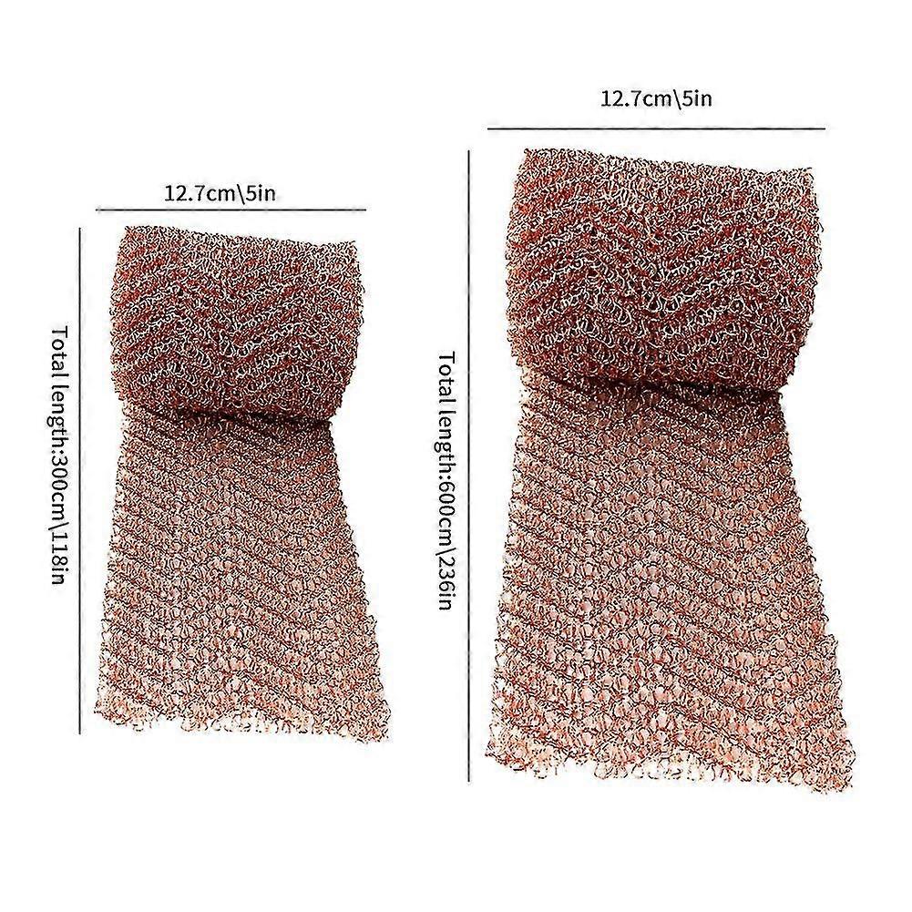 Copper Mesh Knitted Woven Filter Soffit Mesh Rat Rodent Slug Snail ...