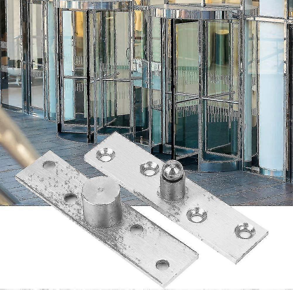 2 Pack 360 Degree Revolving Door Hinges Stainless Steel Fixed Weighted ...