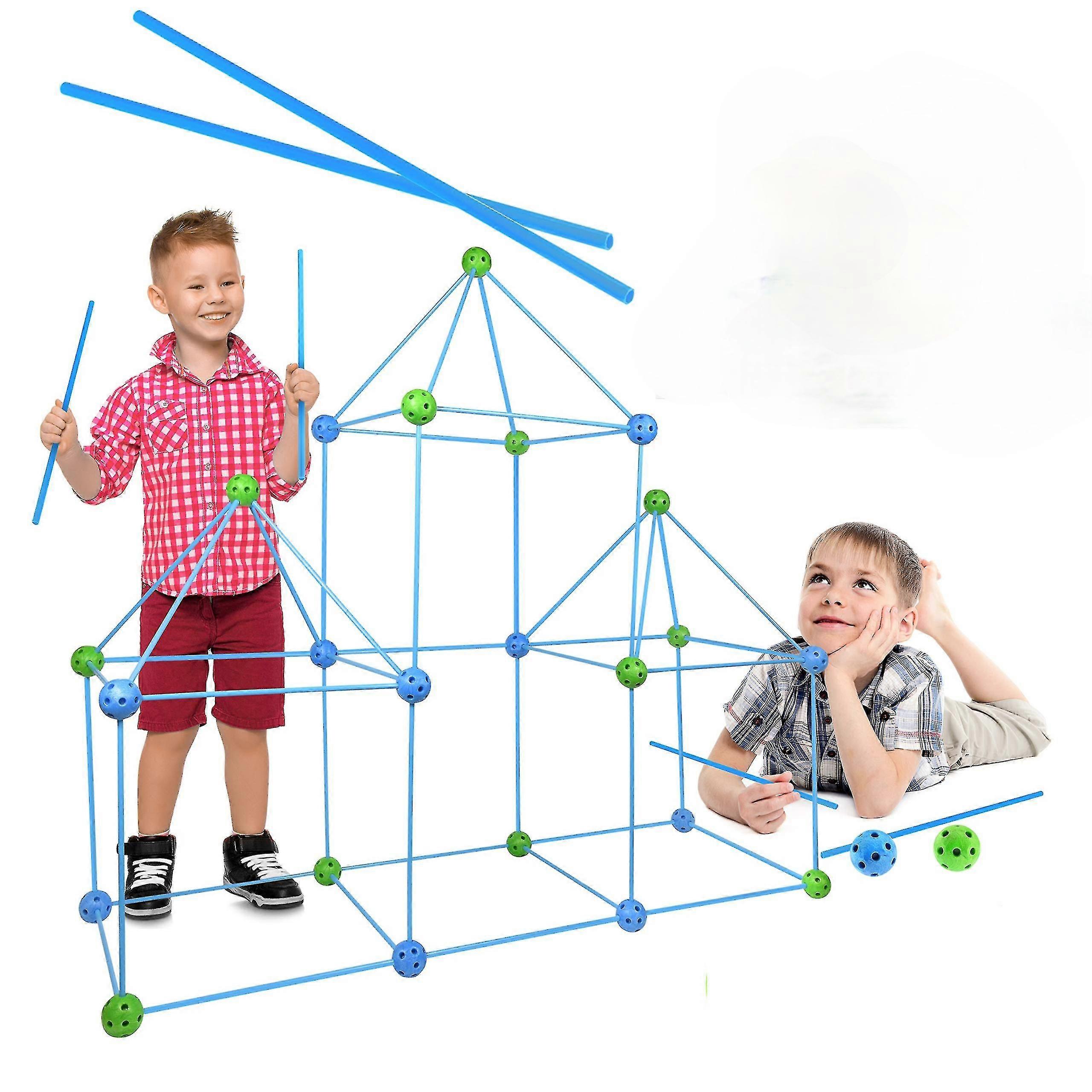 Construction Fort Building Kits For Kids Diy Building Fortress Building ...