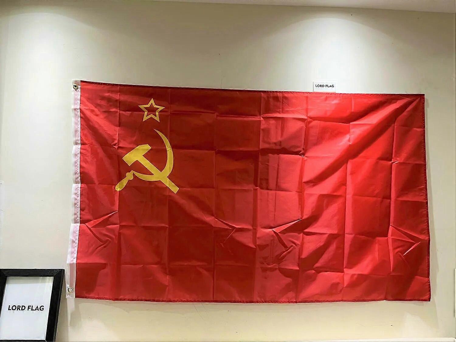 Russian Red Revolution Union Of Soviet Socialist Republics USSR Flag ...