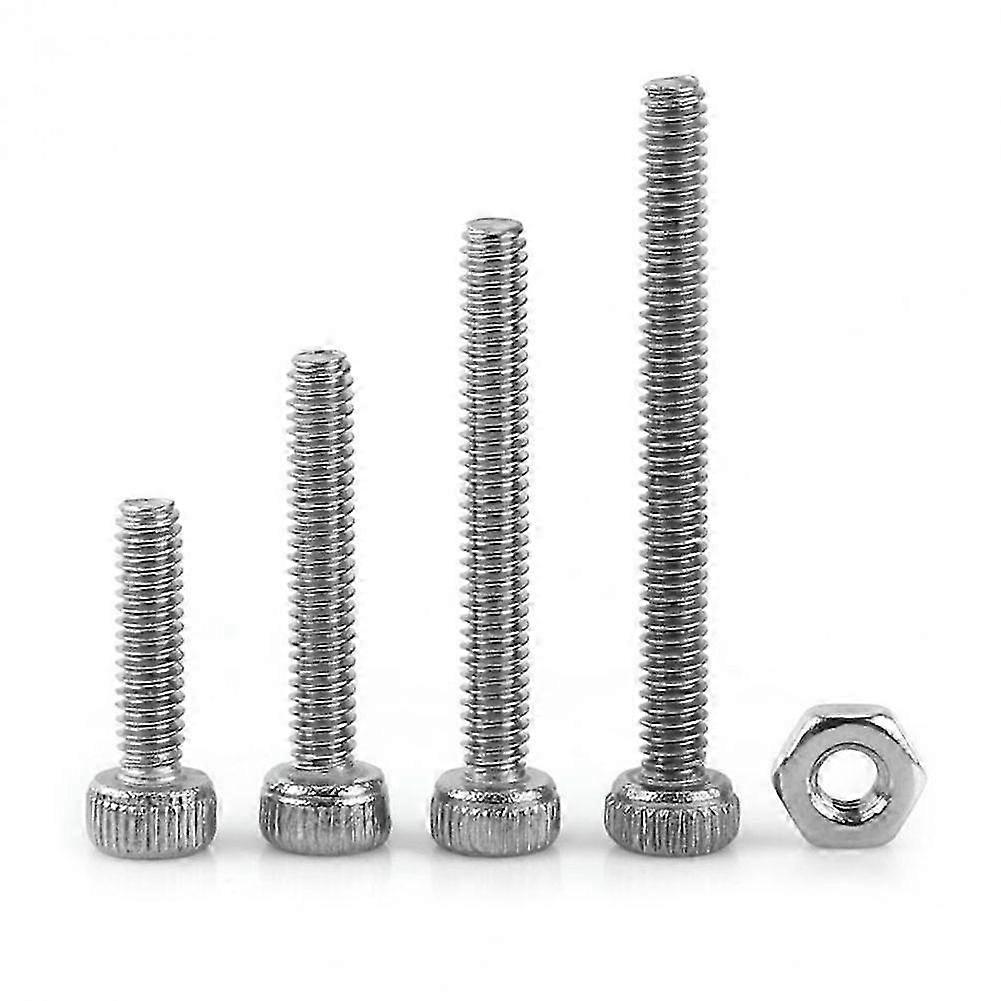 480pcs M2 Hex Socket Screws Set Stainless Steel Hex Socket Cap Head ...