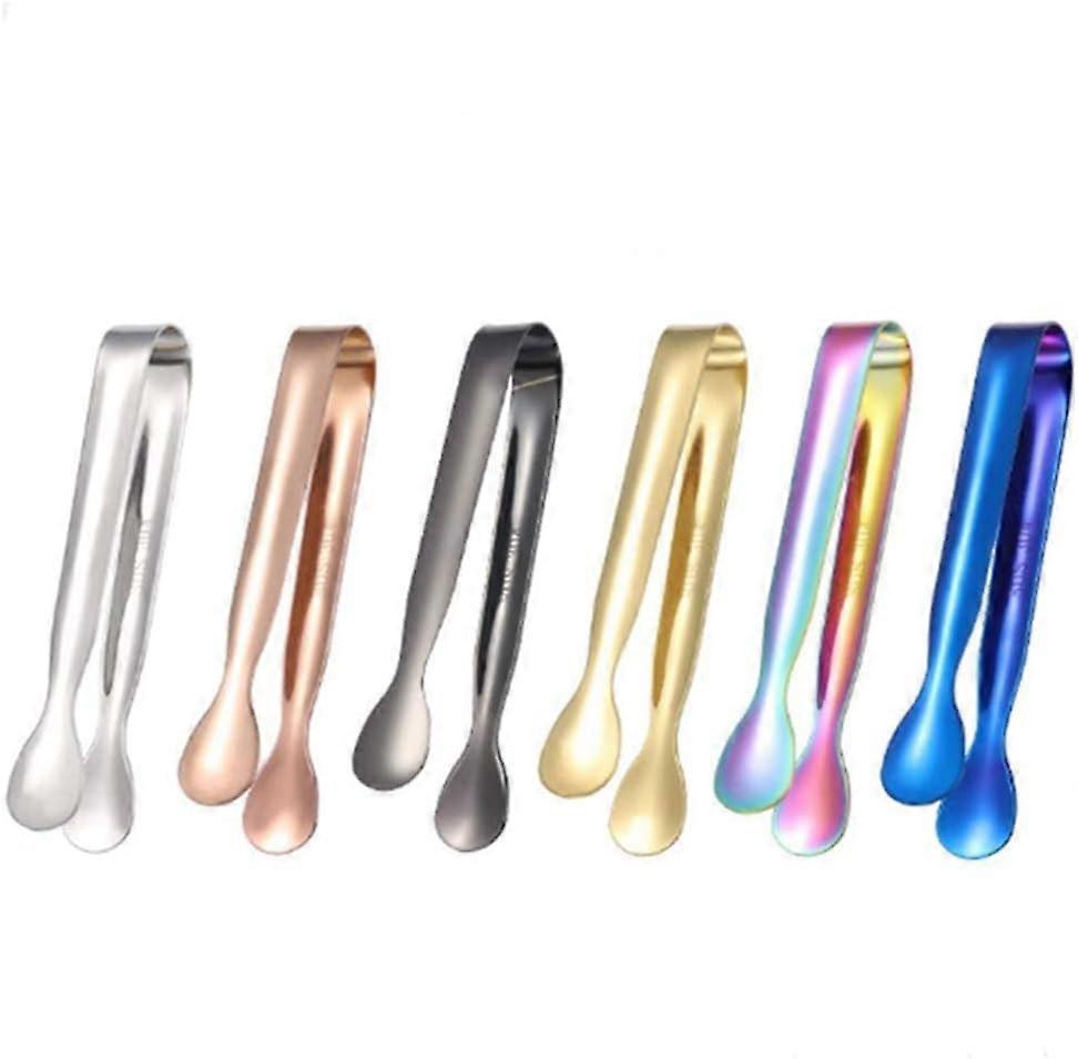 6 Pieces 304 Stainless Steel Multicolor Cube Ice Clamps Round Head ...