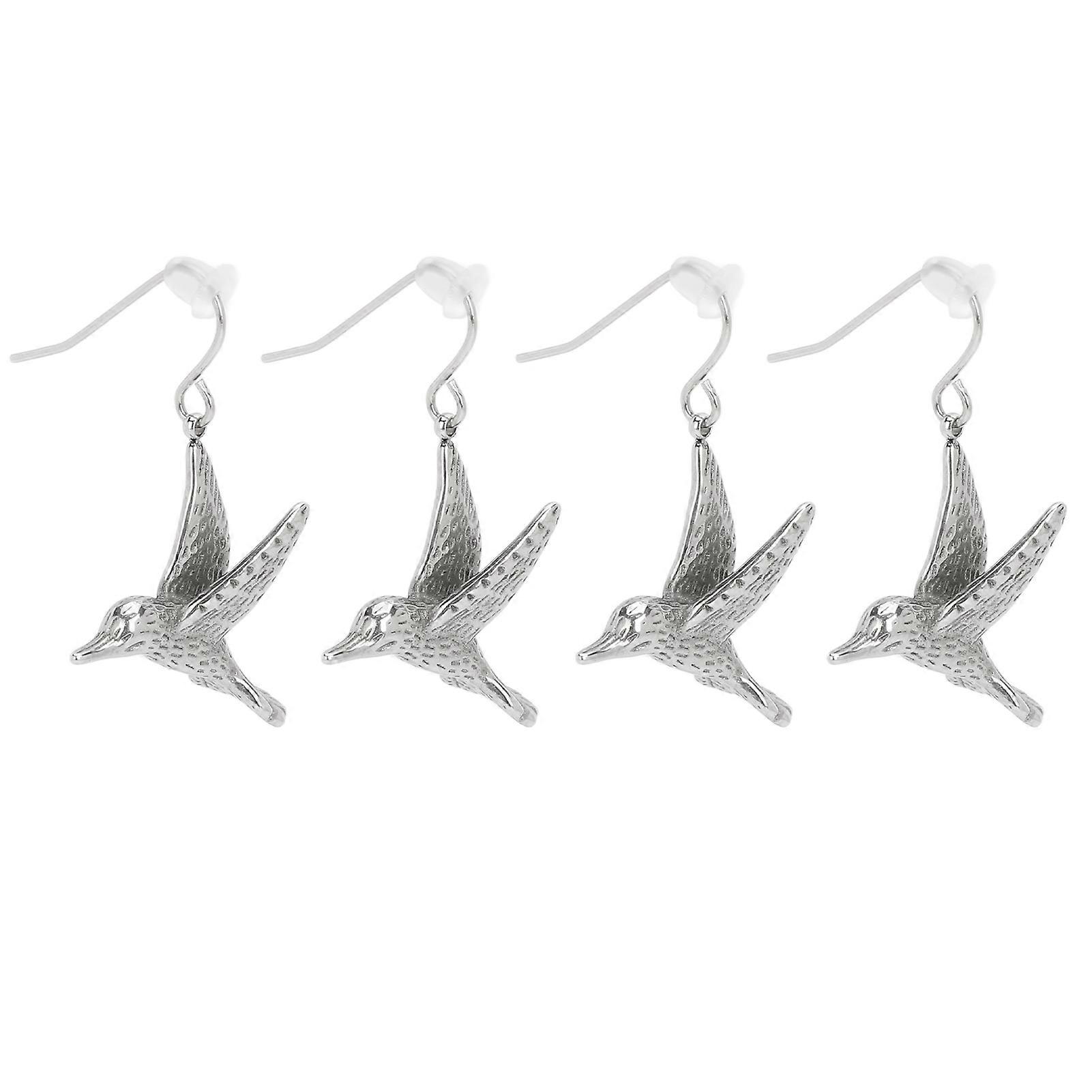 Vintage Flying Hummingbird Earring Stainless Steel for Work and Leisure ...