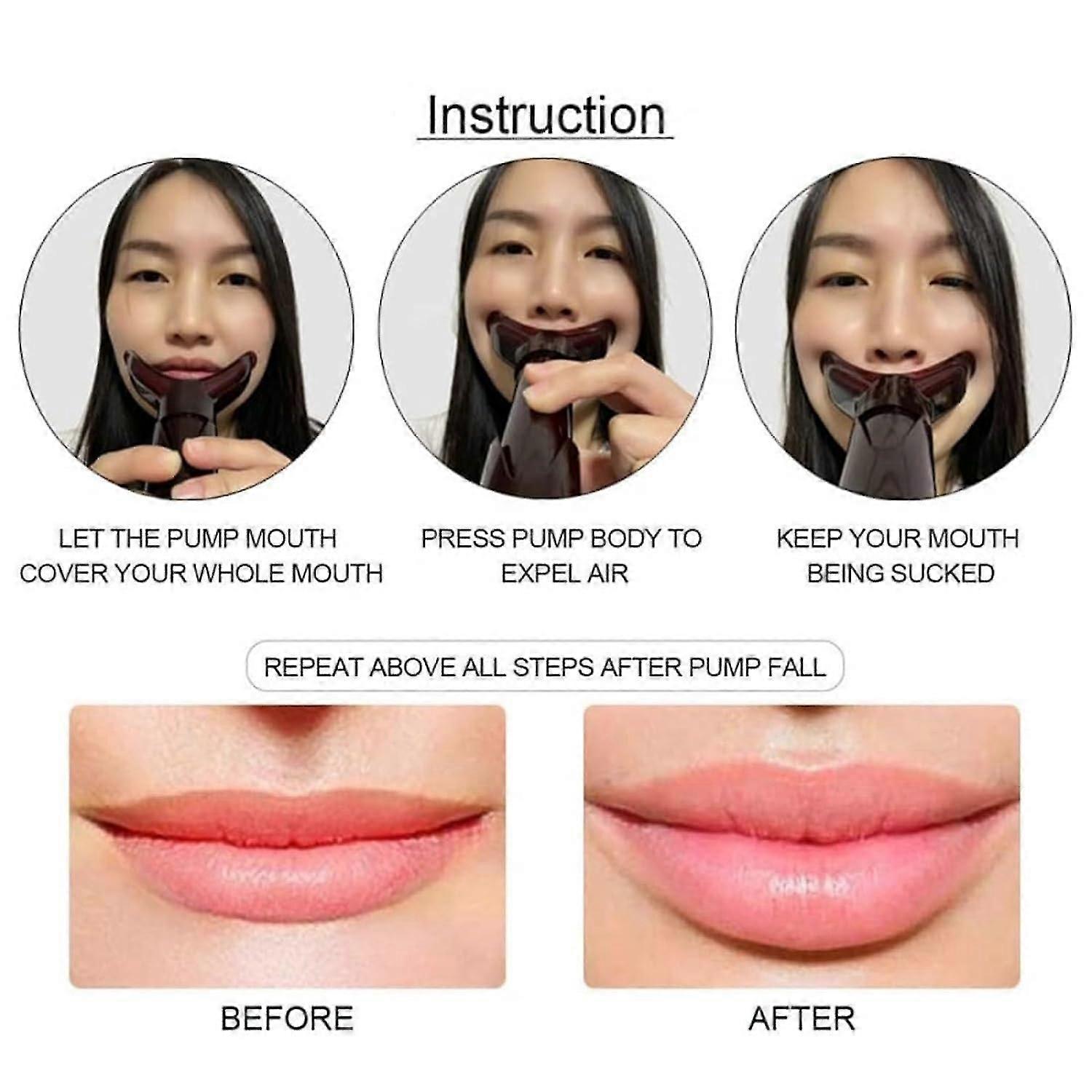 Lip Augmenter for Women, Lip Plumper Device Manual Lip Plumping Tool ...
