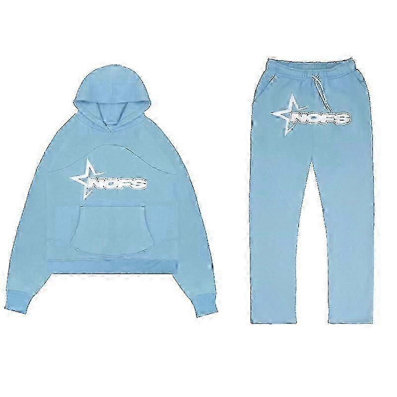 Y2K Tracksuit Set Men Women, 80s Unisex Y2K Hoodie Sweatpant Running ...