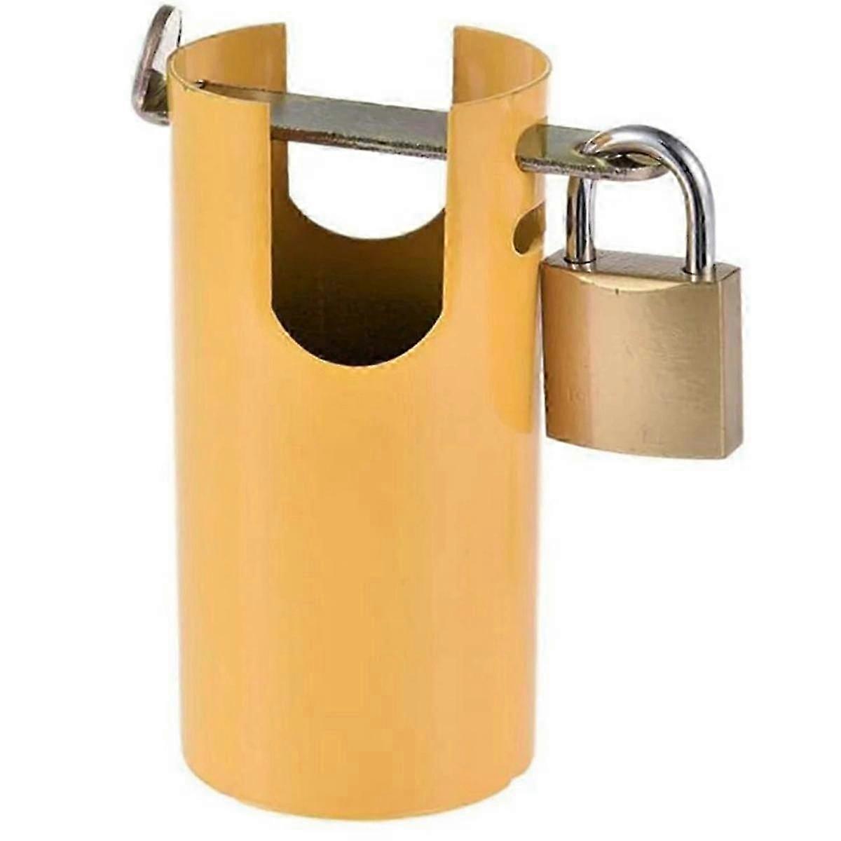 Faucet Protection Lock with Key, Anti-Theft Outdoor Faucet Lock Plate ...