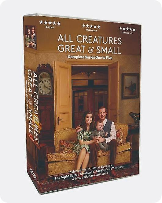 New Box Set All Creatures Great and Small Season 1-5 DVD 10-Disc ...