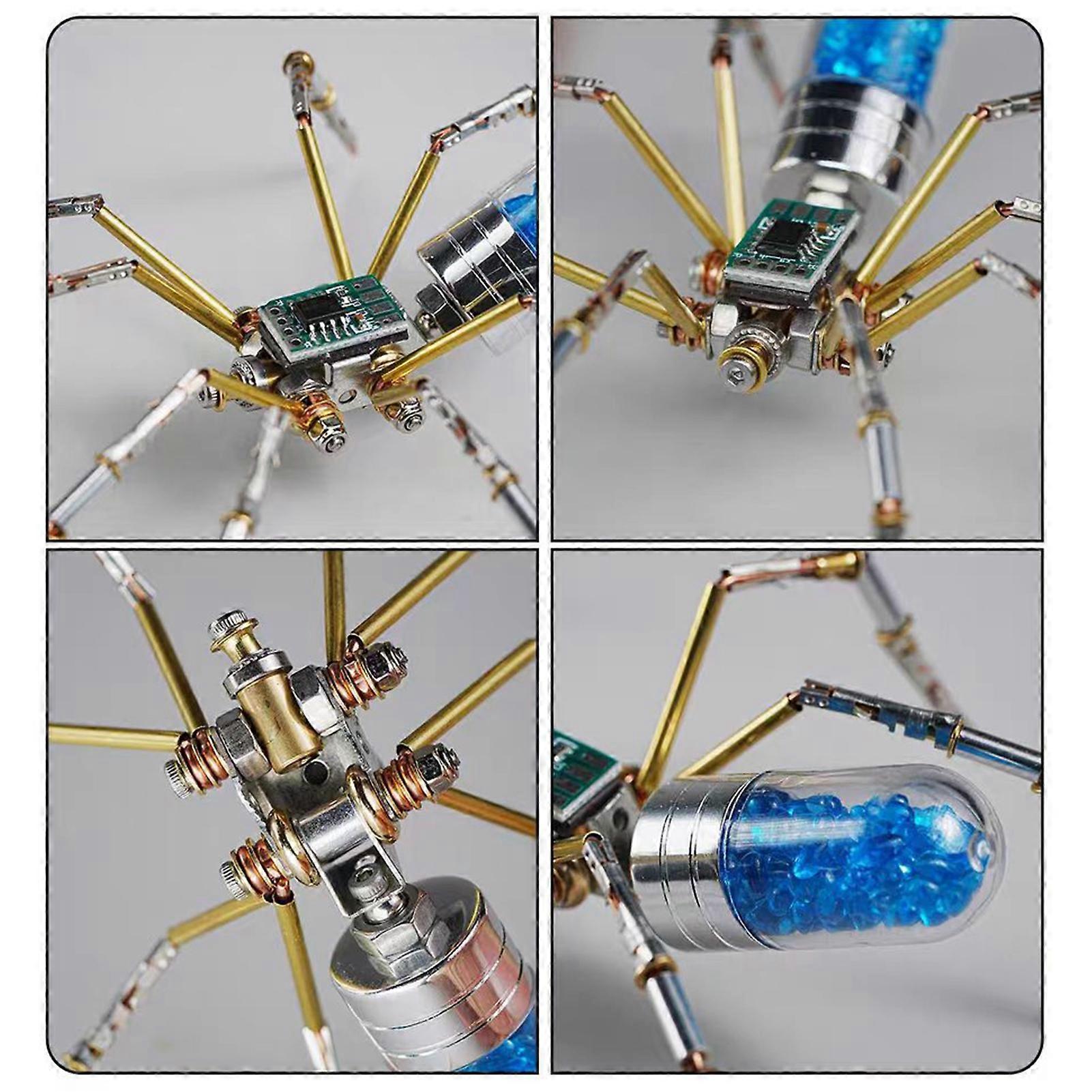 Steampunk Mechanical Spider Model - DIY 3D Metal Spider Puzzle for Kids ...
