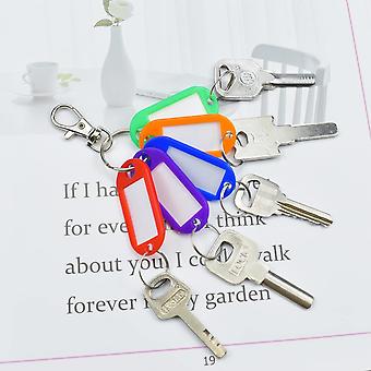 Key Tags With Split Ring 20 Pcs Key Fobs Labels Id Keyring Tags For ...