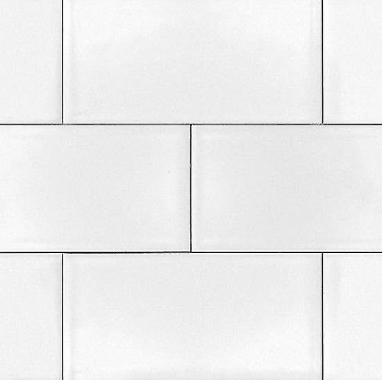 White 3x6 Shiny Glossy Ceramic Subway Tile Splash Board Wall Floor ...