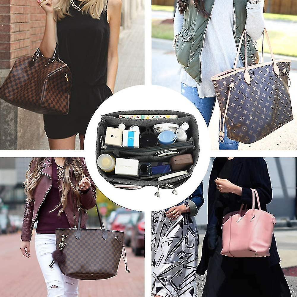 Purse Organizer, Multi-pocket Felt Handbag Organizer, Purse Organizer ...