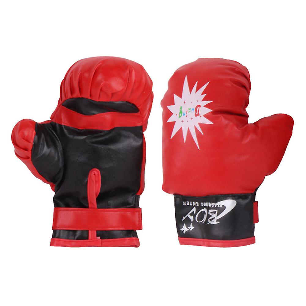 Kids Boxing Gloves Kit Punching Bag Educational Decompression Sandbag ...