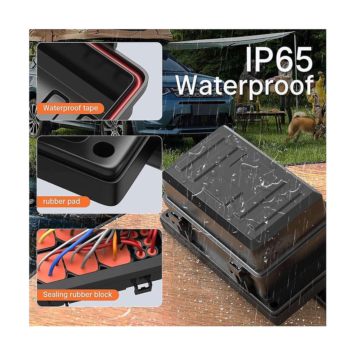 Caixa de Relés 12V com 6 Relés PCS de 4 Pinos e 6 PCS ATC/ Fusível de ...