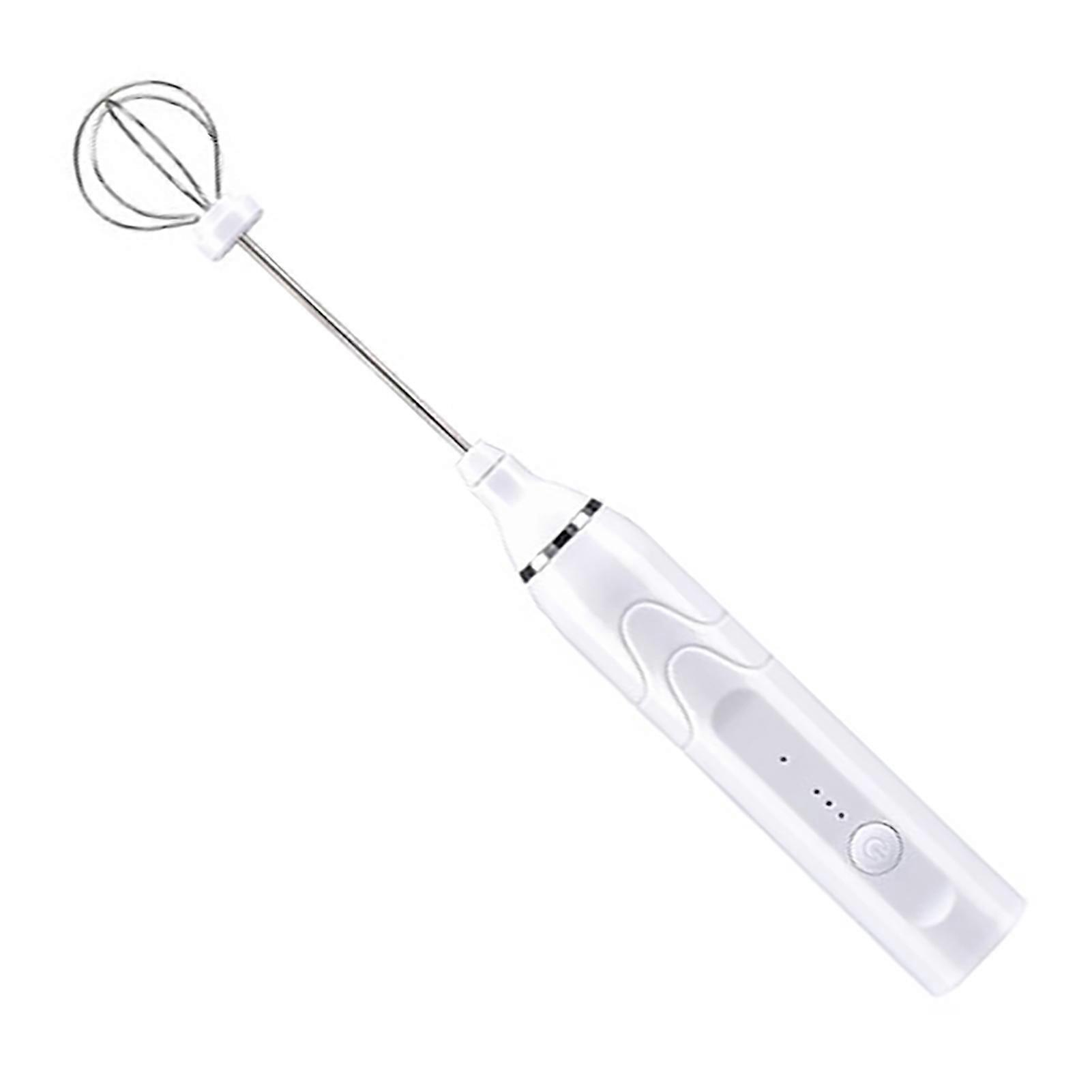 Versatile Handheld Electric Whisk, Rechargeable Milk Frother with Dual ...