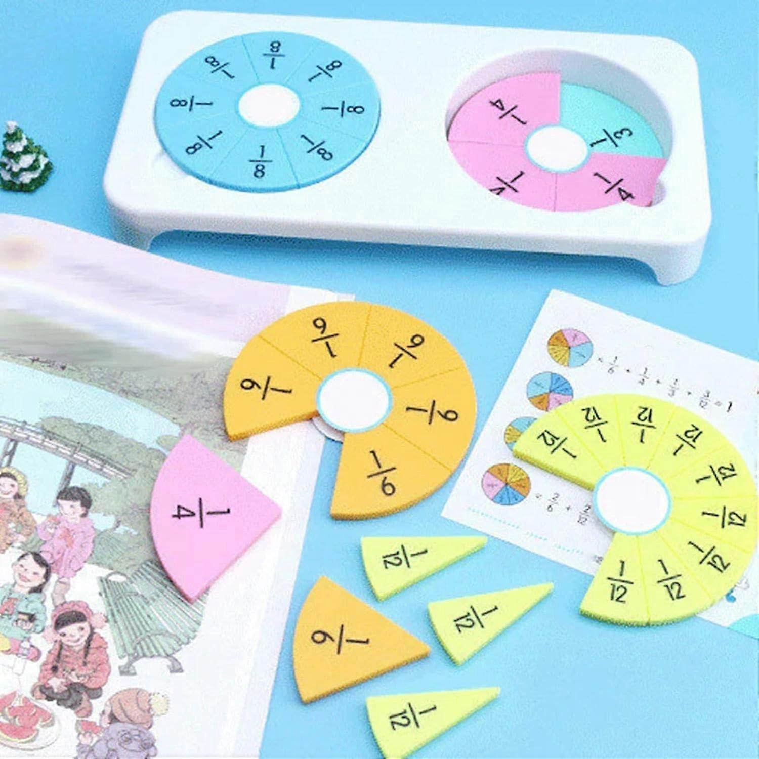 Math fraction games, fraction tile manipulations | Math Teaching ...