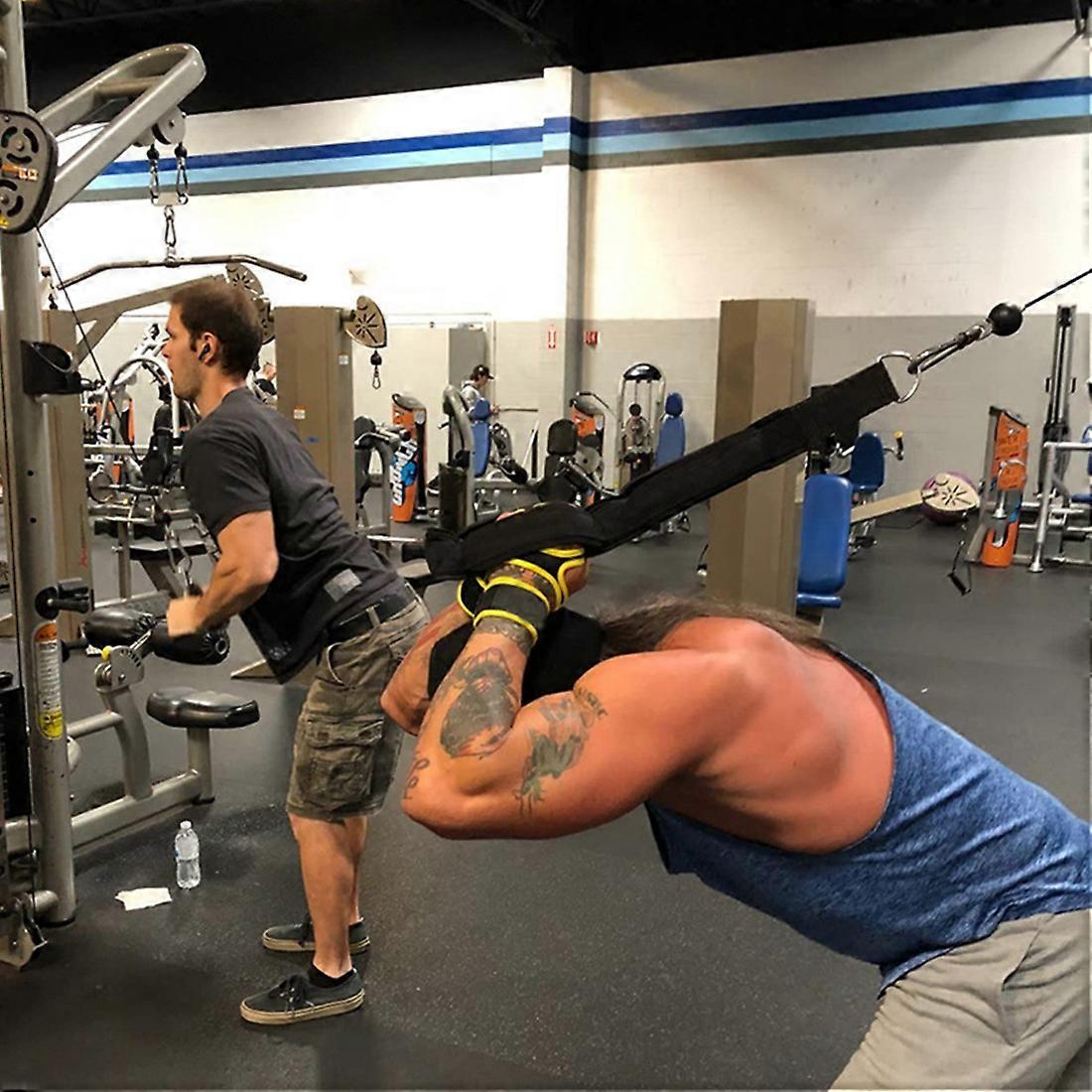 Tricep Pull Down Rope Cable Attachment Handles Neoprene Pads for Home ...