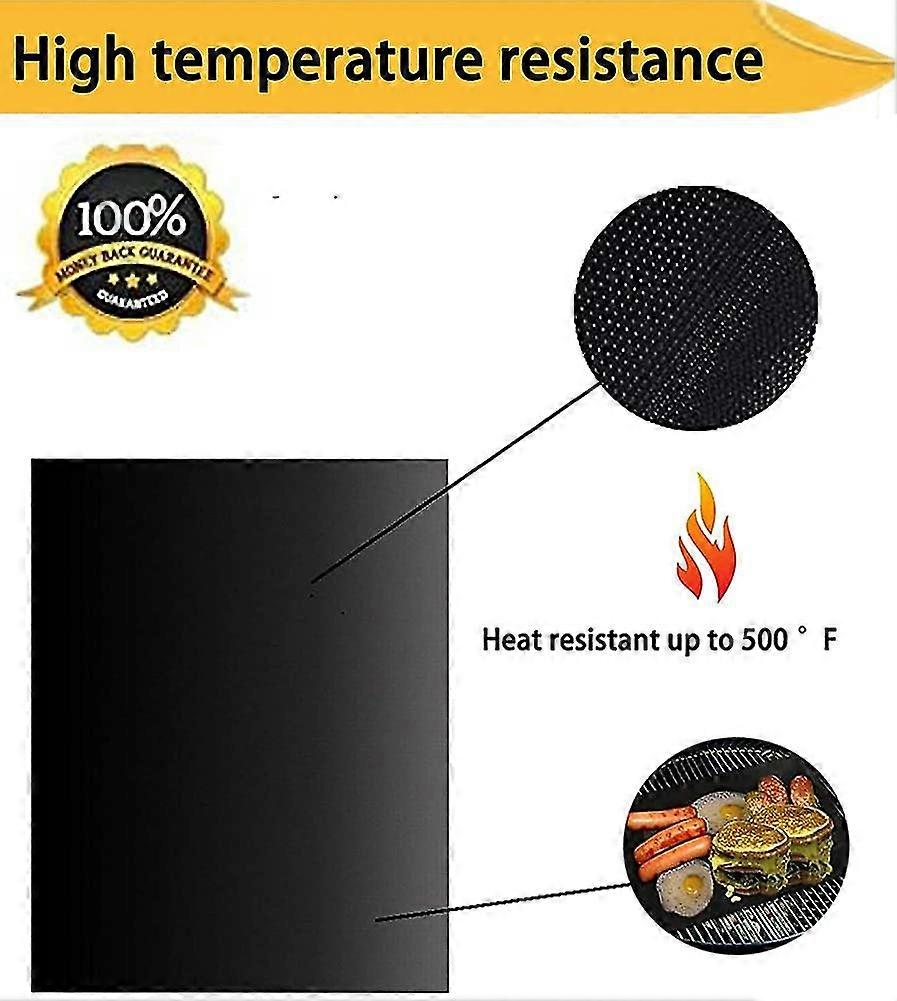 Grill Mat For Gas Grill 50x40 Set Of 6, Bbq Grill Mat, Grill Mat For ...