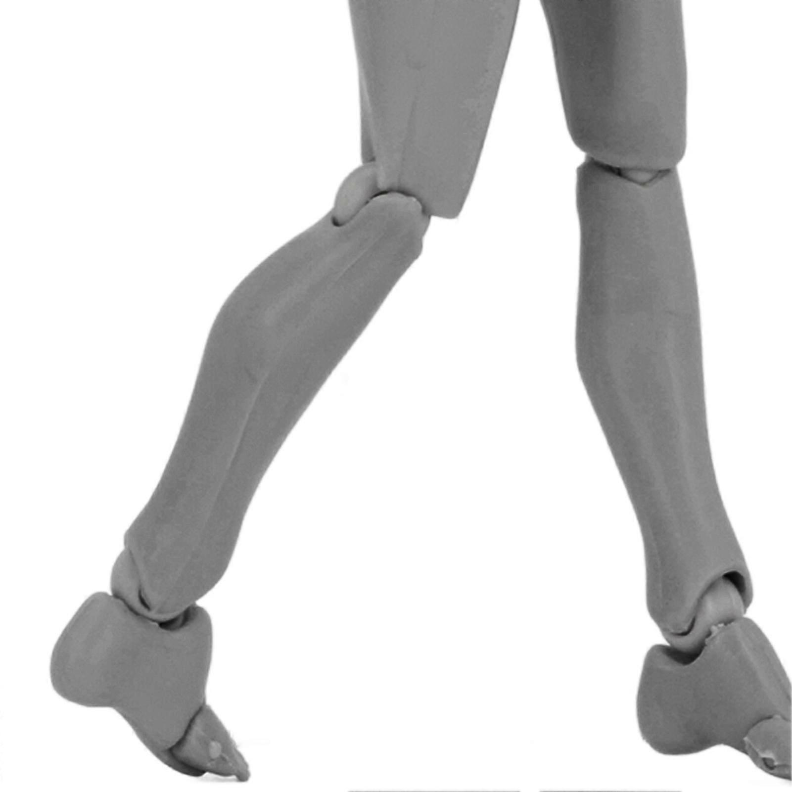 Figure Model PVC Action Figure Drawing Model Movable Joint Pedestal ...